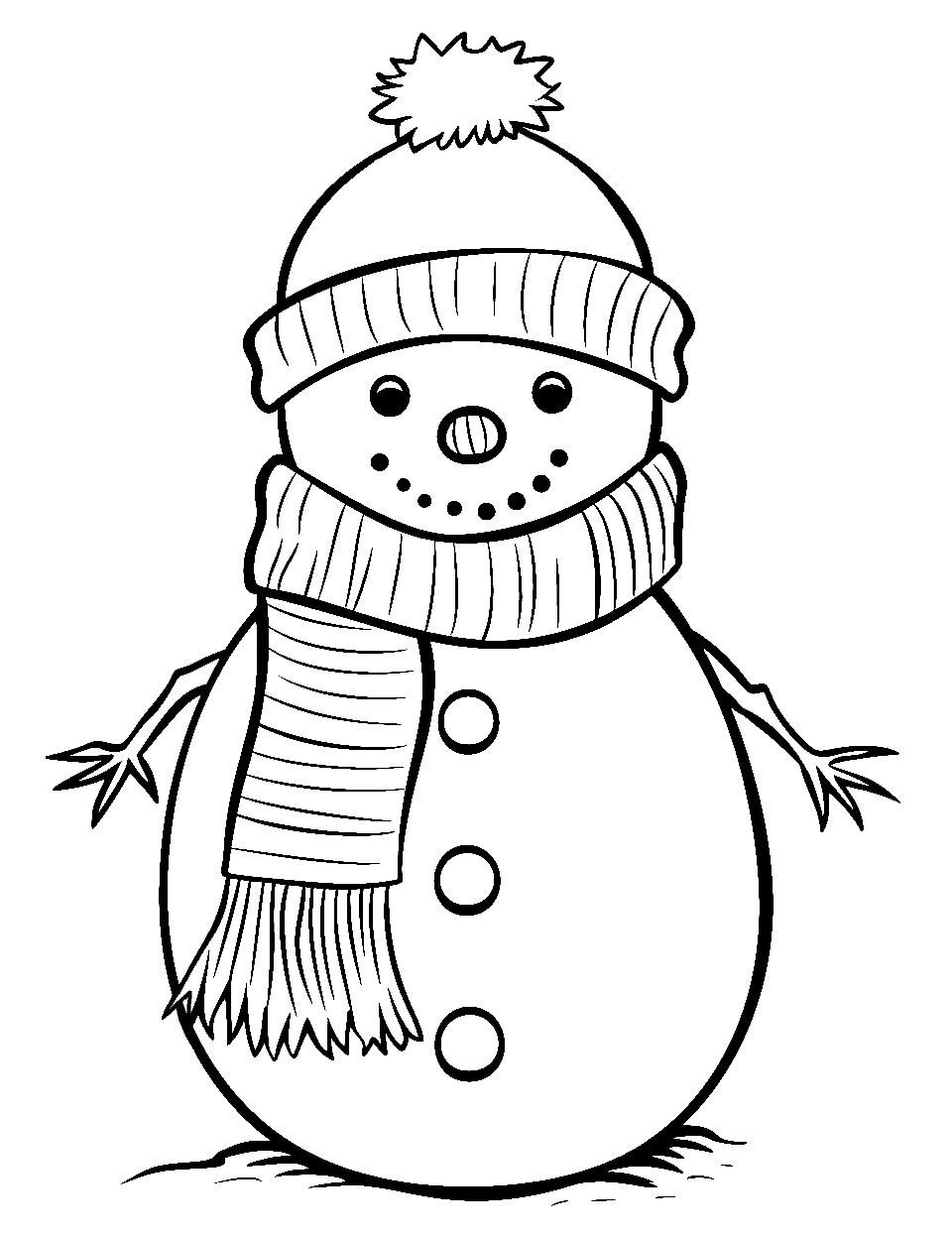 25 Snowman Coloring Pages: Fun Free Sheets