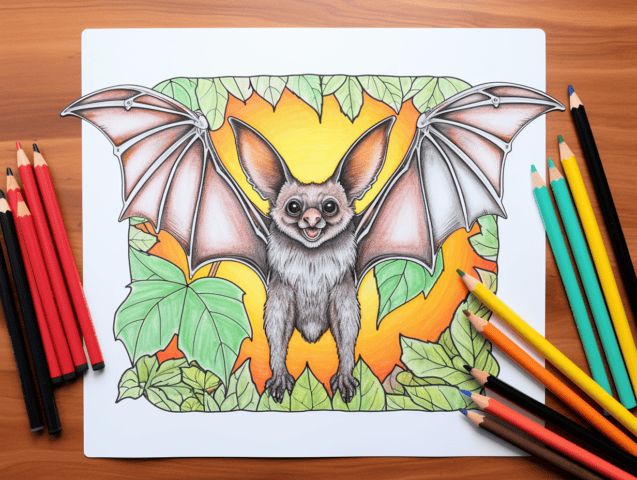 25 Bat Coloring Pages: Free Printable Sheets