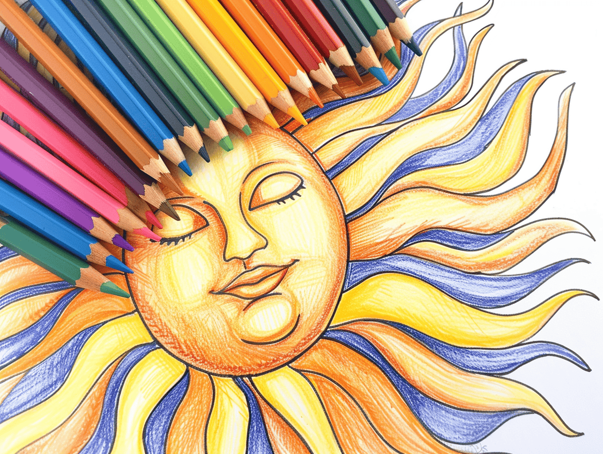 25 Sun Coloring Pages: Free Sheets