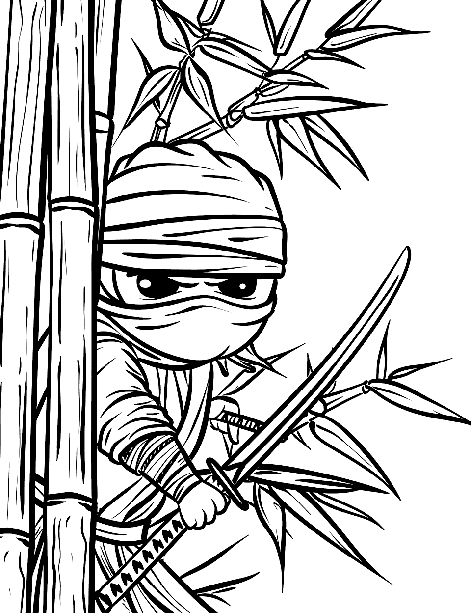30 Ninja Coloring Pages: Free Printable Sheets